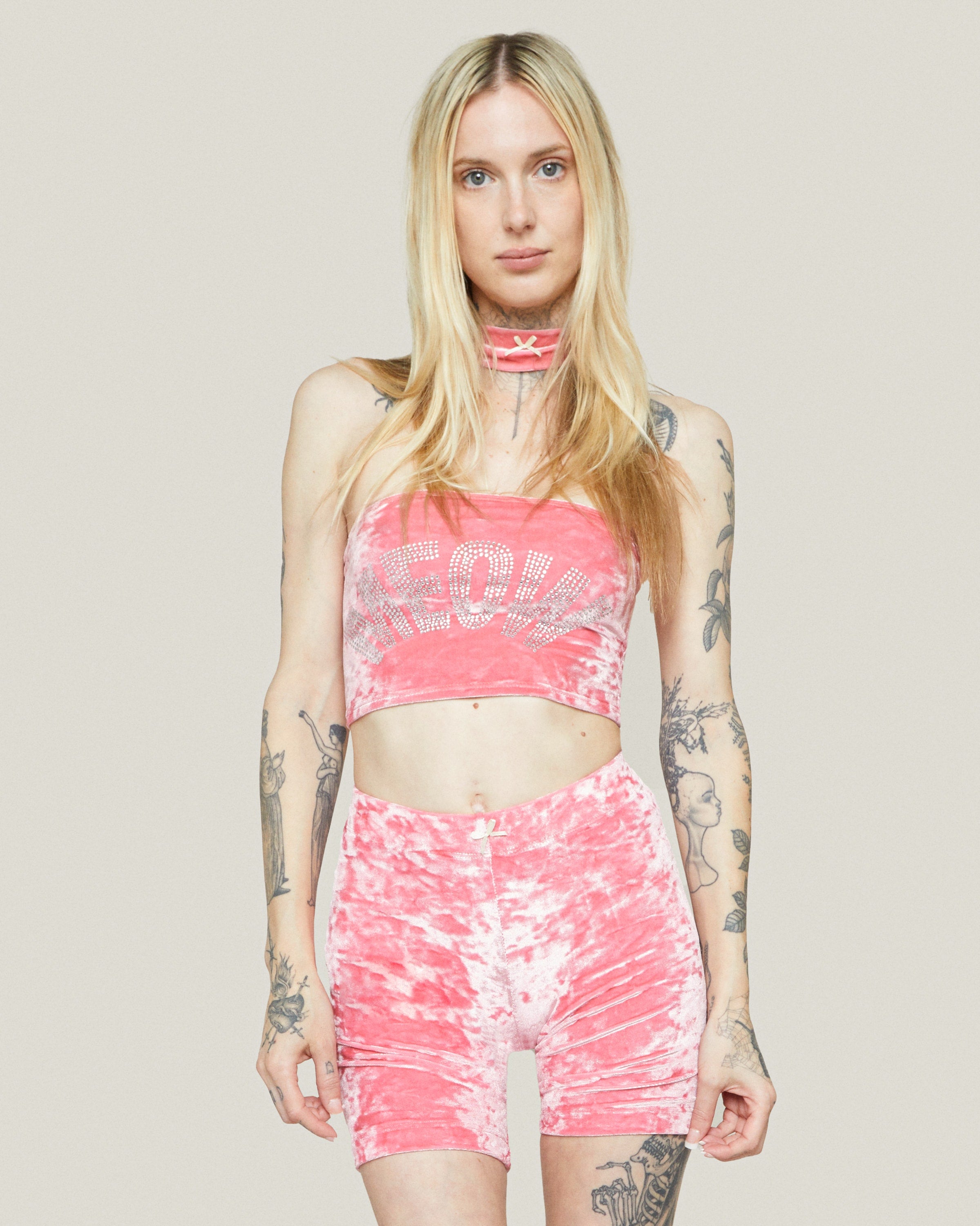 Heavenly Meow Tube Top ~ Sweetheart Pink – Cats n Scribbles