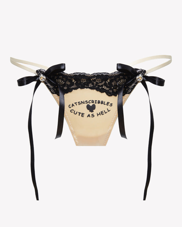 Princess Cute as Hell G-String – Cats n Scribbles