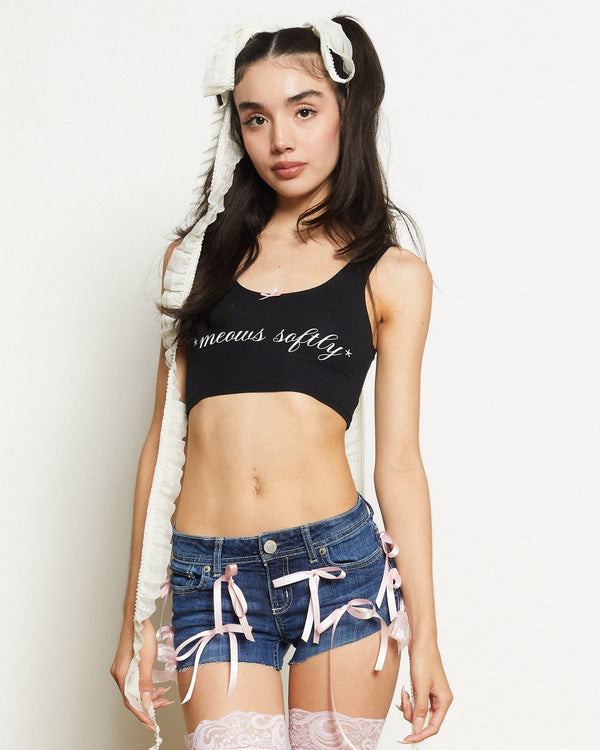 Meow Softly Sporty Top – Cats n Scribbles